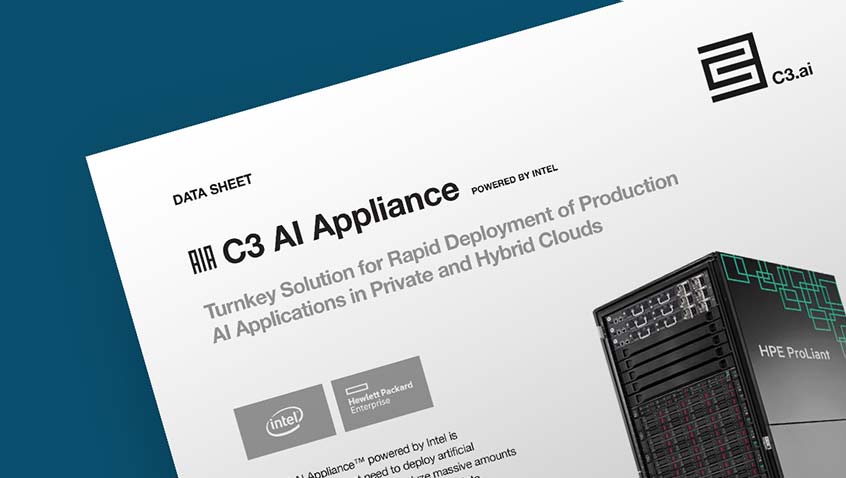 Download C3 AI Appliance Data Sheet