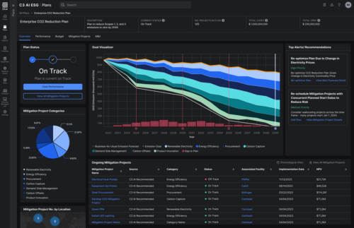 Learn More About C3 AI ESG | Product