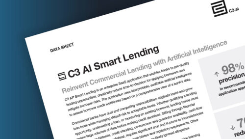 C3 AI Smart Lending: Transforming Financial Services