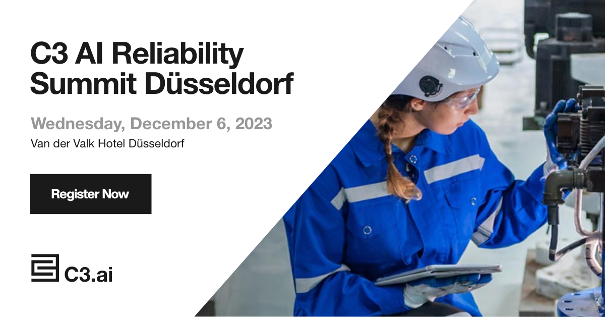 C3 AI Reliability Summit Düsseldorf - C3 AI