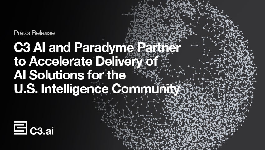C3 AI and Paradyme Partner to Accelerate Delivery of AI Solutions for ...