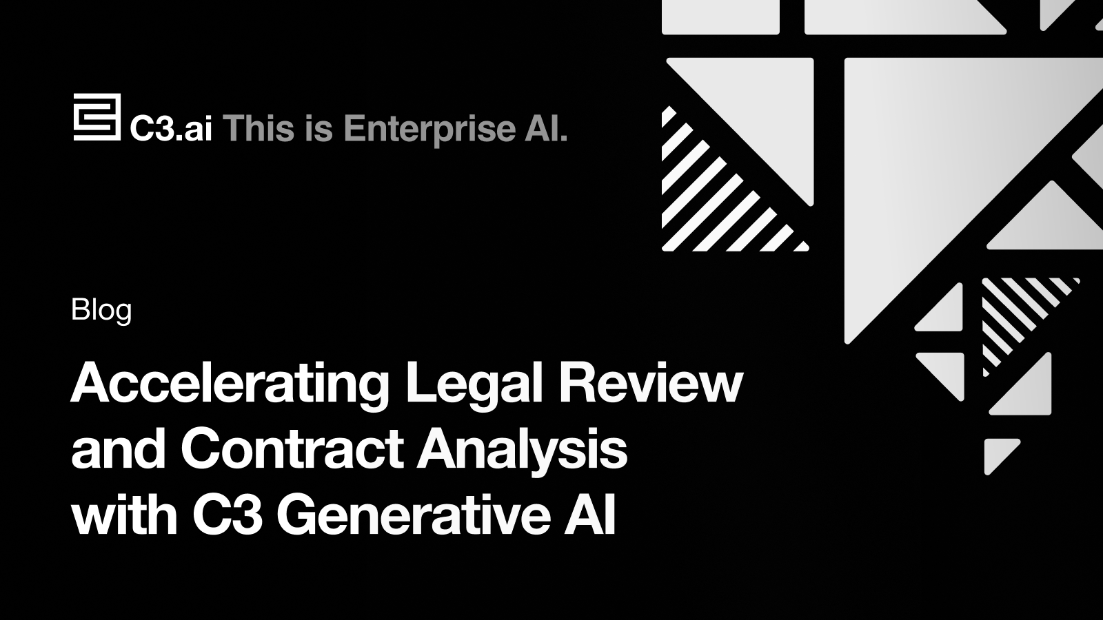 Accelerate Legal Review & Contract Analysis with C3 Generative AI
