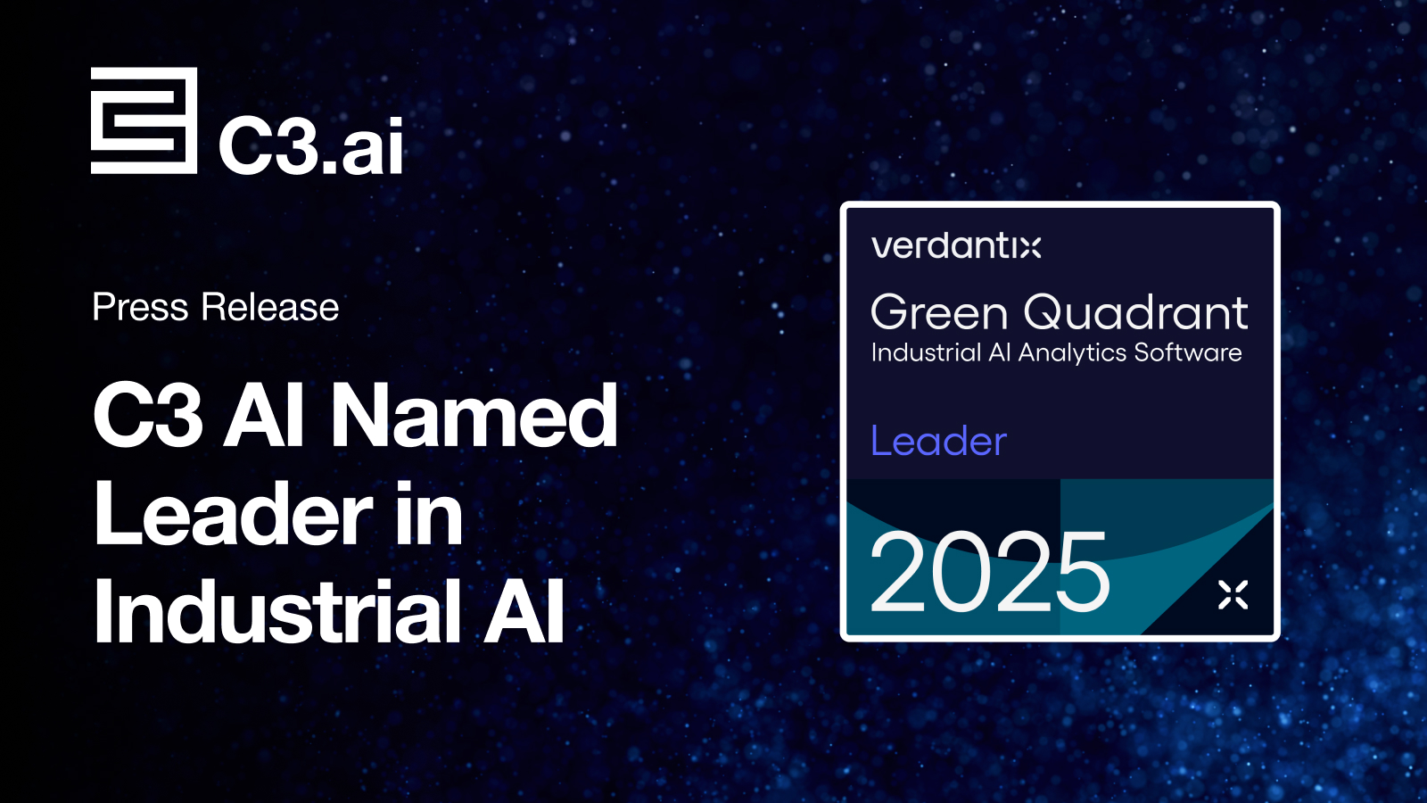 C3 AI Named a Leader inIndustrial AI – C3 AI