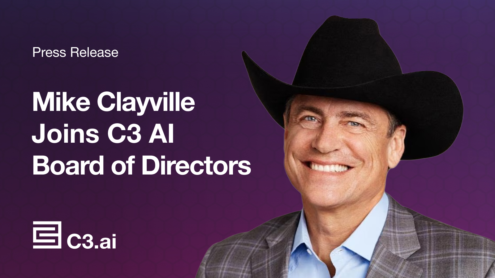 Mike Clayville Joins C3 AI Board of Directors – C3 AI